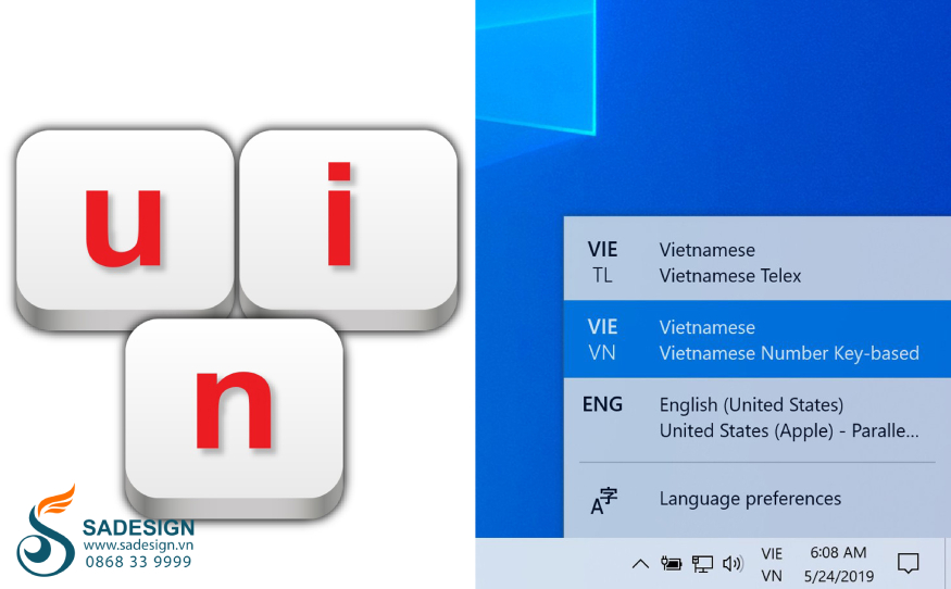 Download and install Unikey for Windows and MacOS computers